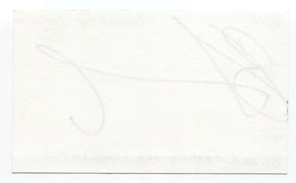 Powderfinger - Bernard Fanning Signed 3x5 Index Card Autographed Signa ...