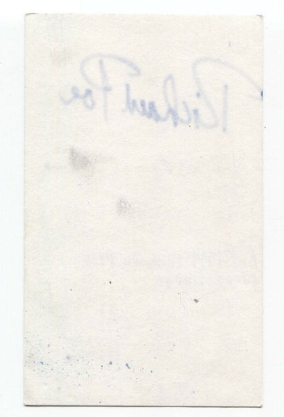 Richard Poe Signed 3x5 Index Card Autographed Signature Actor Star Tre ...