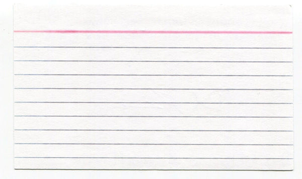 David Fleischer Signed 3x5 Index Card Autographed Canadian Writer ...